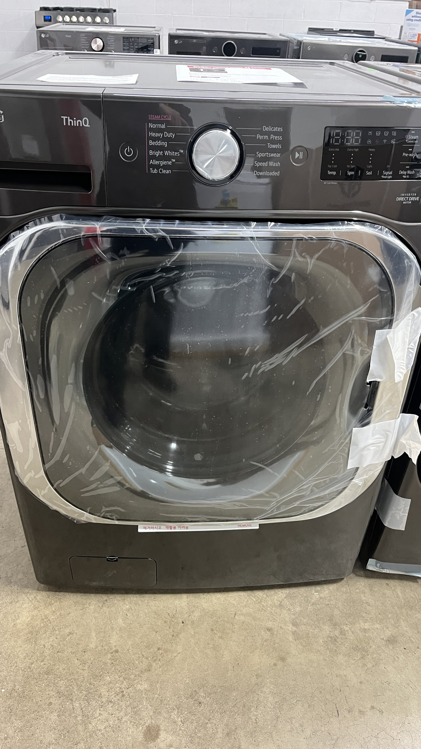 5.2 cu. ft. Large Capacity High Efficiency Stackable Smart Front Load ...